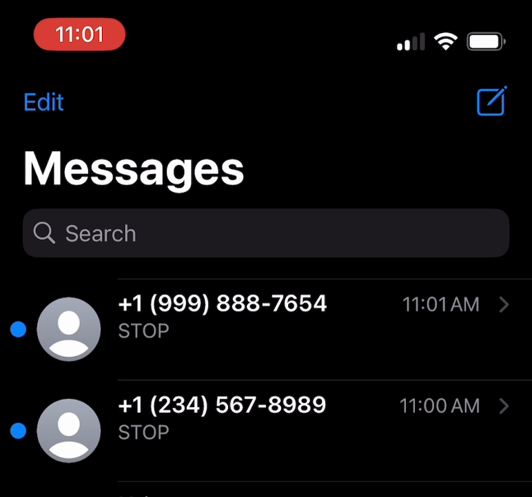 Auto-texting STOP to unknown numbers · eieio.games